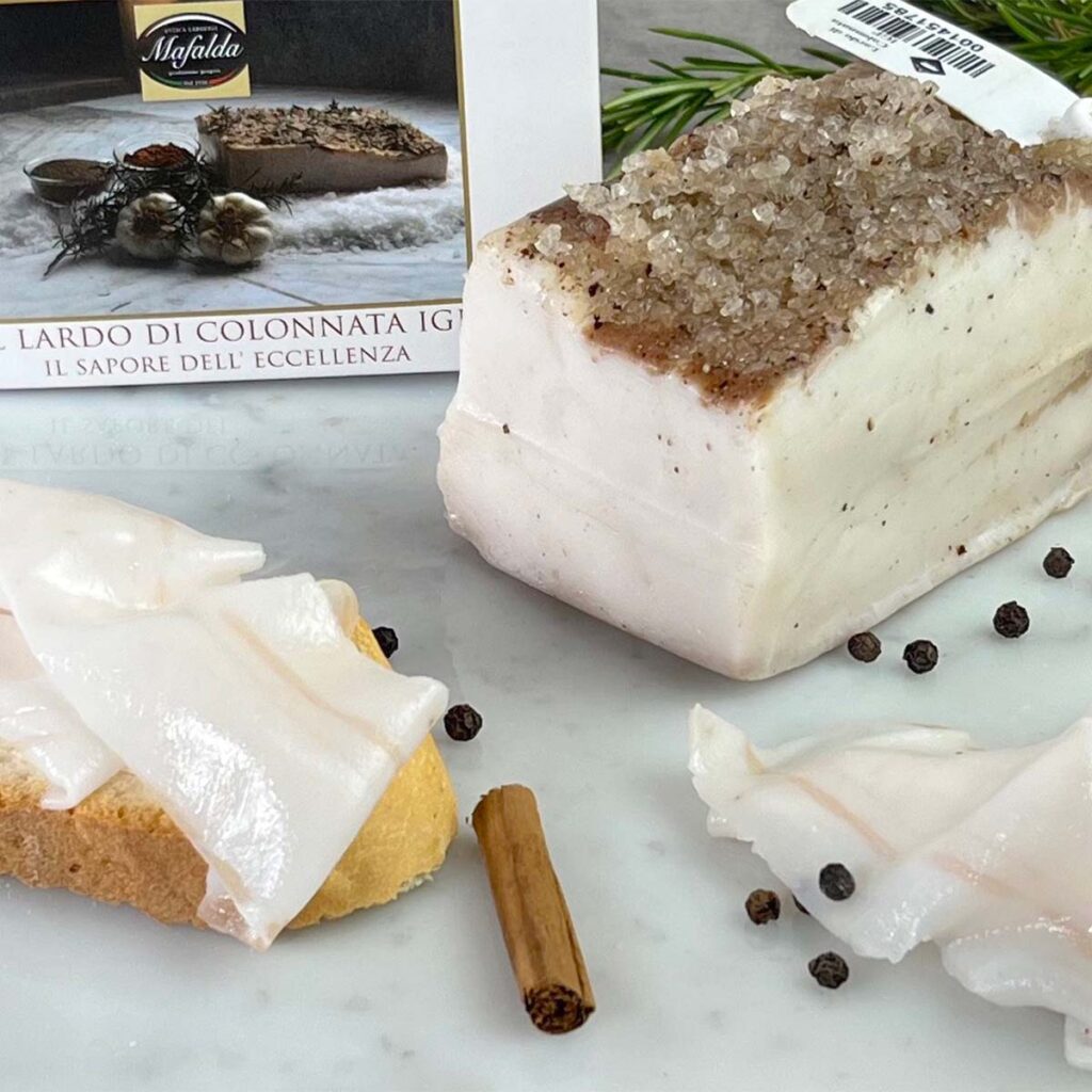 Lardo de Colonnata Antica Larderia Mafalda · Charcutería italiana